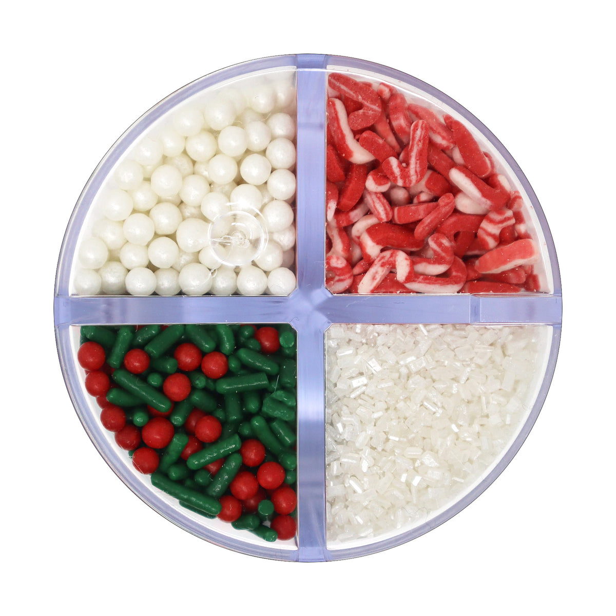 Candy Cane Kisses Petite Sprinkle Assortment 3.8oz – Mystic Sprinkles