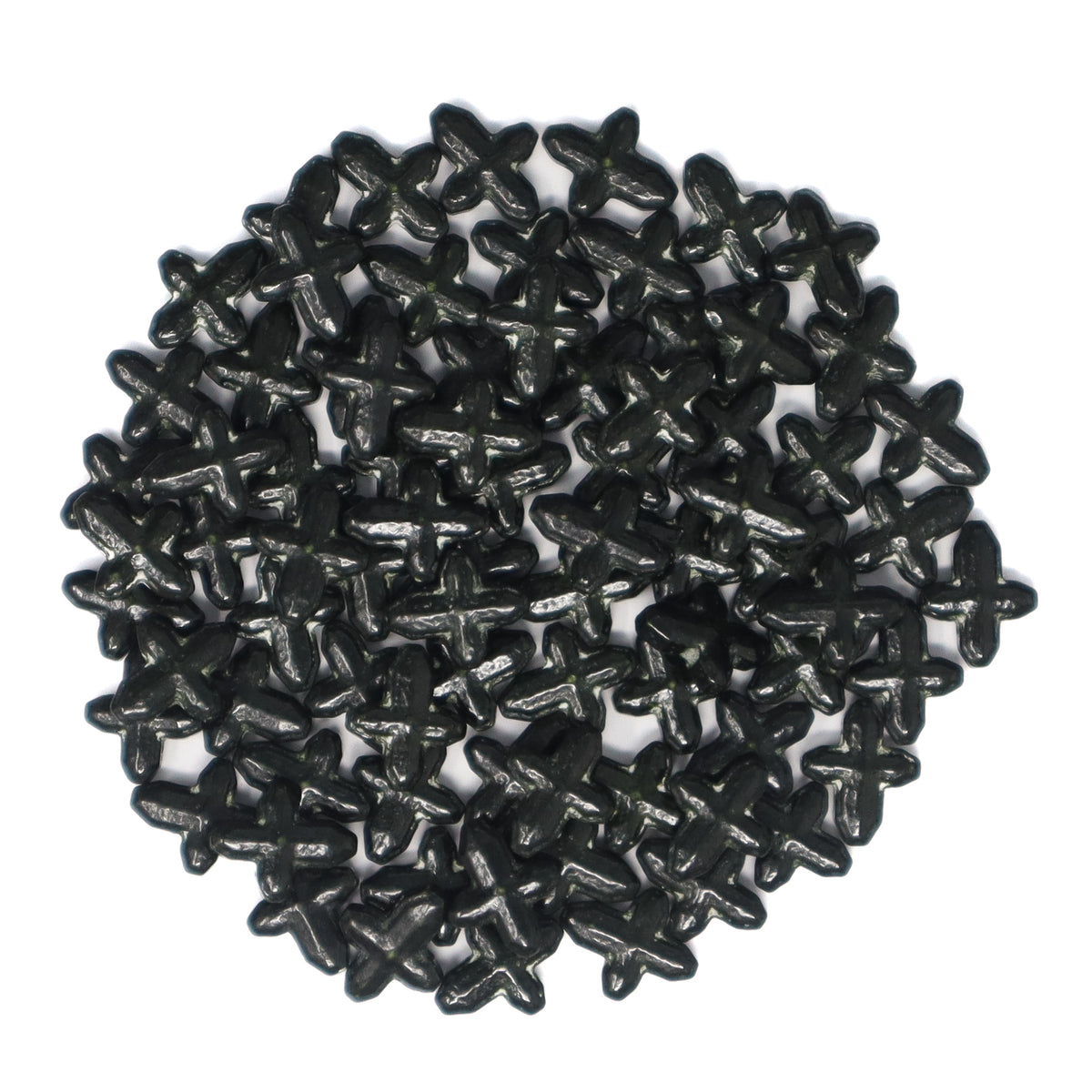 Candy Shapes Black Crosses 1.7oz – Mystic Sprinkles
