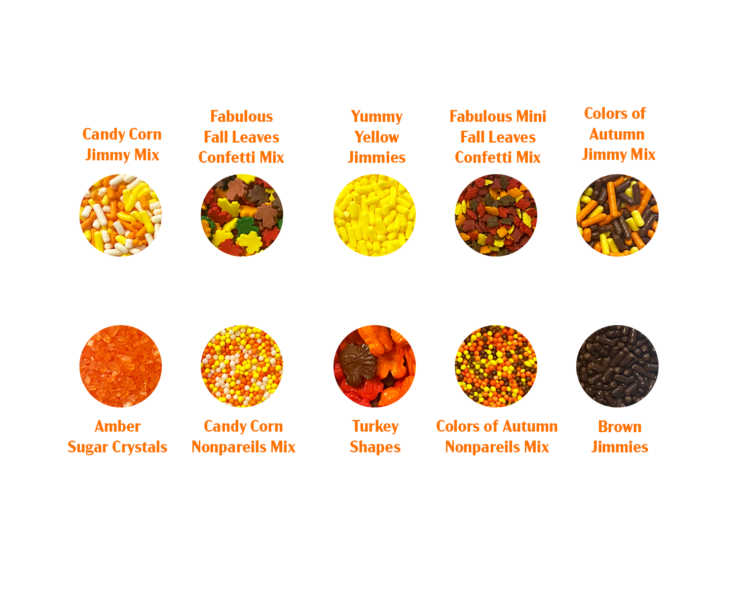 Thankful For Thanksgiving Sprinkle Decorating Kit 7.1oz – Mystic Sprinkles