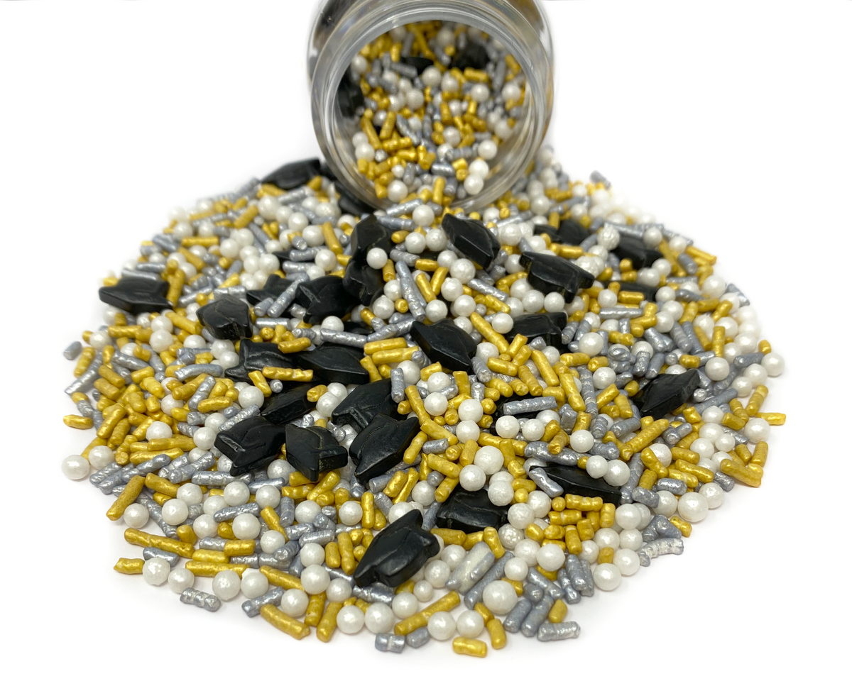 Graduation Celebration Sprinkle Mix 3.9oz – Mystic Sprinkles